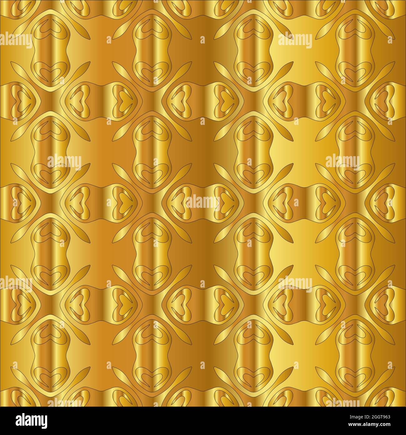 Gold metal texture background vector illustration Stock Vector Image ...