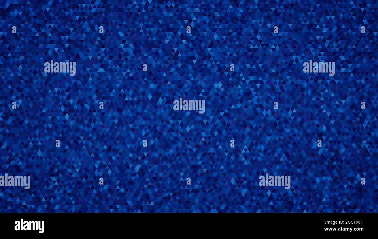 Abstract dark blue triangular shape background. Full frame triangle ...