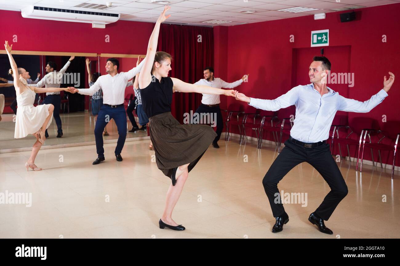 Woman man spinning dancing hi-res stock photography and images - Alamy