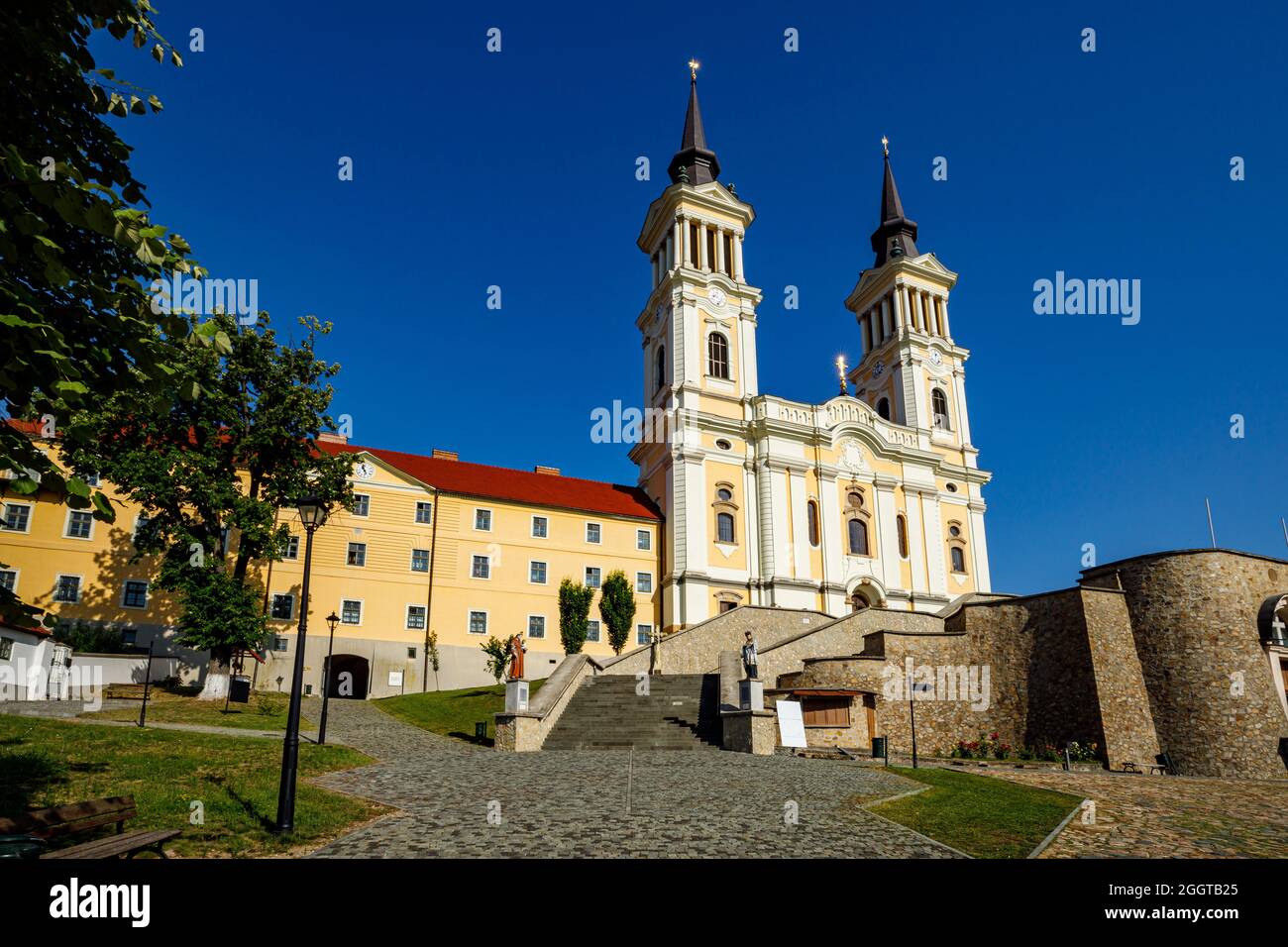 The cathedral of Maria Radna at Arad in Romania Stock Photo - Alamy