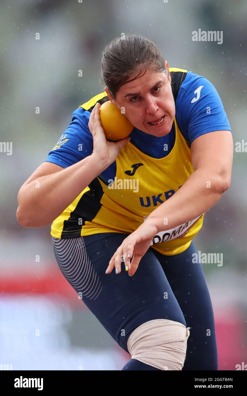 Tokyo, Japan. 2nd Sep, 2021. POMAZAN Mariia (UKR) Athletics : Women's Shot Put - F35 Final ...