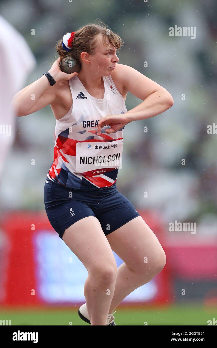 Tokyo, Japan. 2nd Sep, 2021. NICHOLSON Anna (GBR) Athletics : Women's Shot Put - F35 Final ...