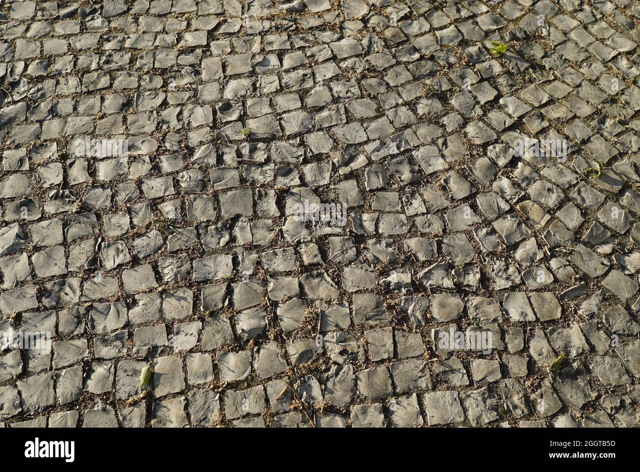Gray paved road with rough surface - for backgrounds and textures Stock ...