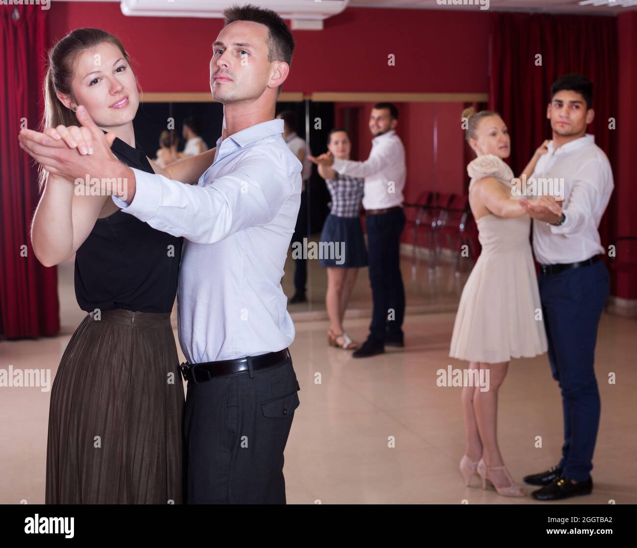 People dancing together slow ballroom dances Stock Photo - Alamy