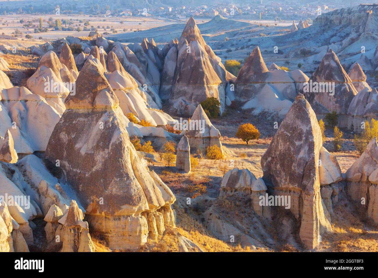 The famous Cappadocia in Turkey in the fall season Stock Photo - Alamy