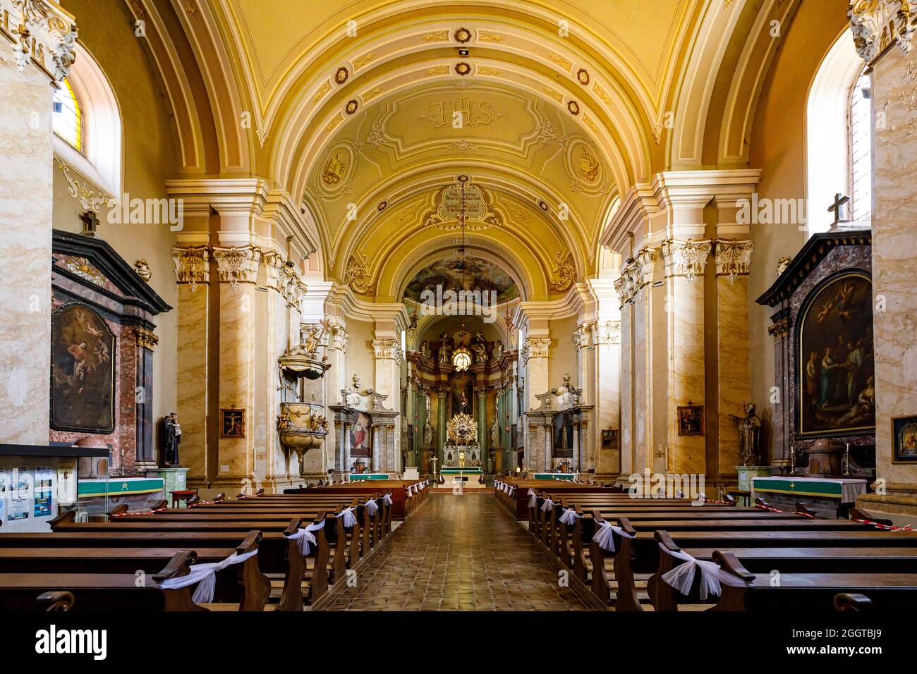 The cathedral of Maria Radna at Arad in Romania Stock Photo - Alamy