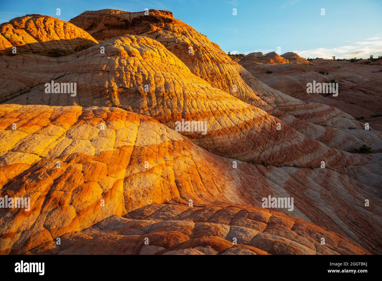 Sandstone formations in Utah, USA. Beautiful Unusual landscapes Stock ...