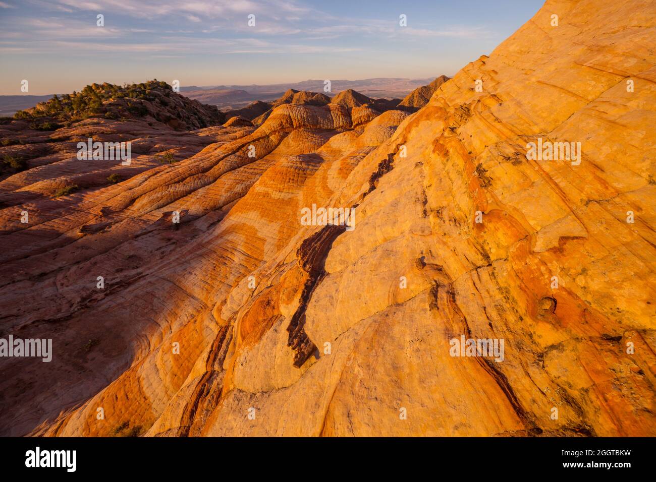 Sandstone formations in Utah, USA. Beautiful Unusual landscapes Stock ...