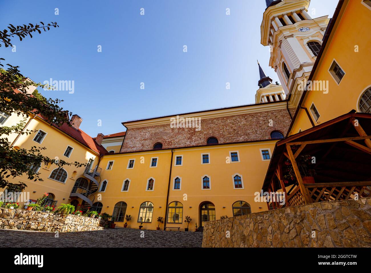The cathedral of Maria Radna at Arad in Romania Stock Photo - Alamy