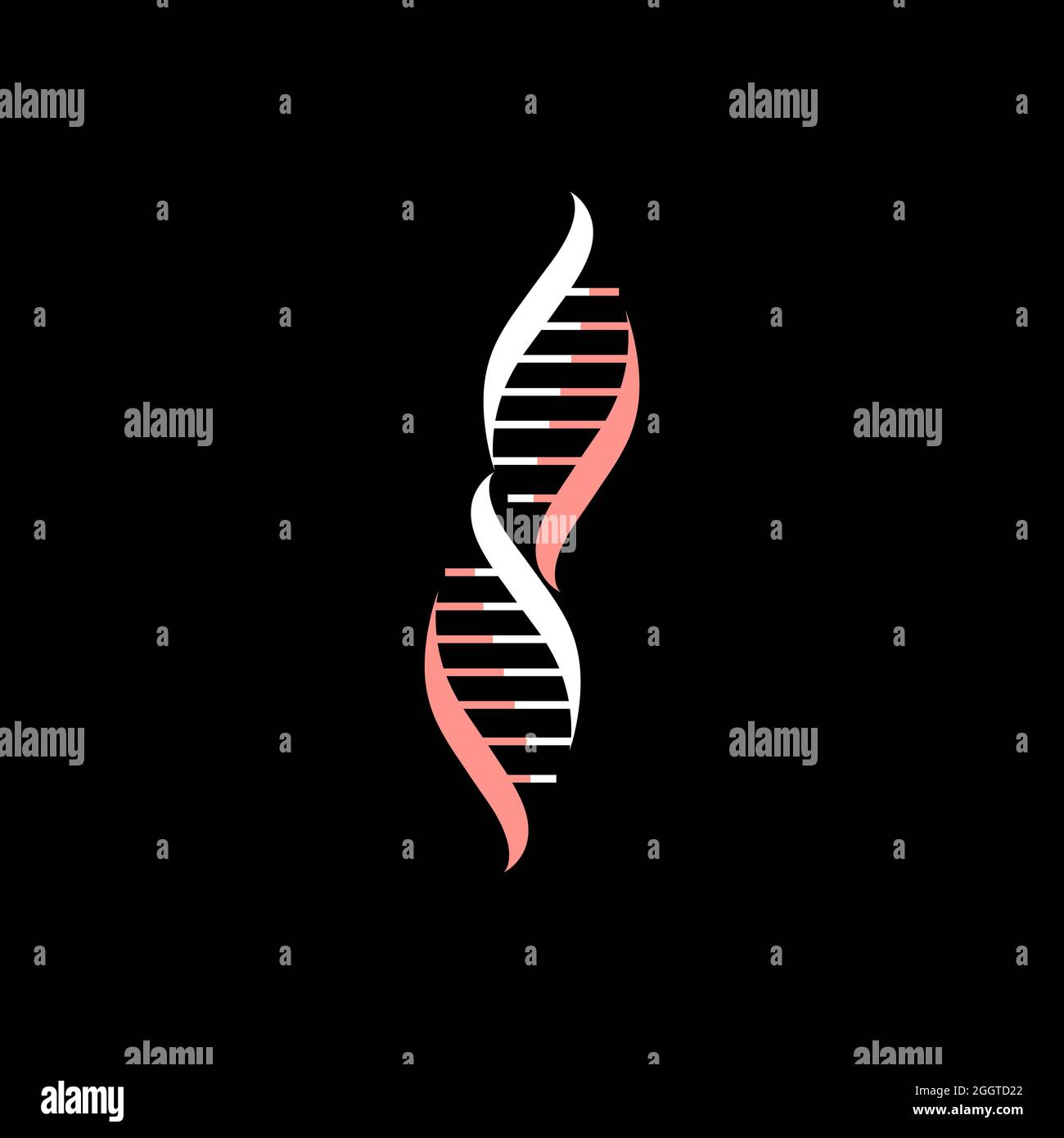 DNA cell life molecule health care medical logo and symbols Stock ...