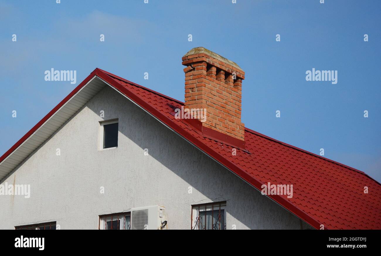 Metal tile roof hi-res stock photography and images - Alamy