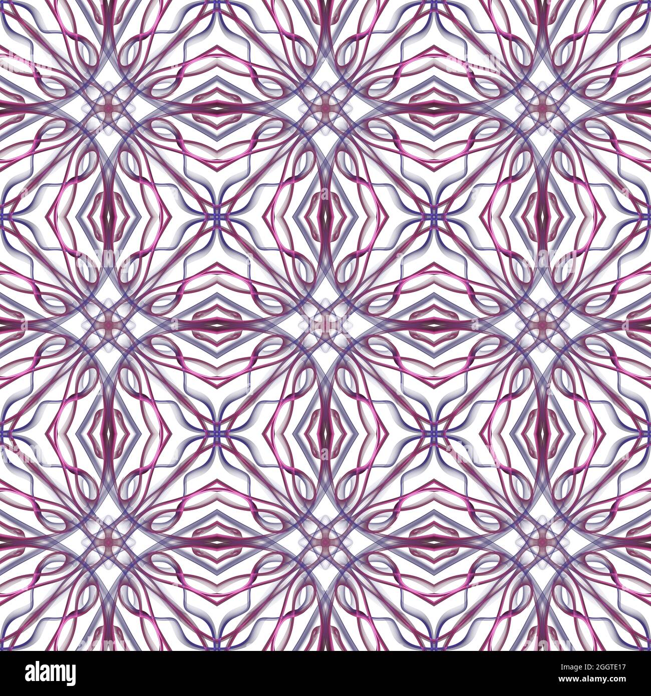 Seamless abstract geometric floral surface pattern in vivid colors ...
