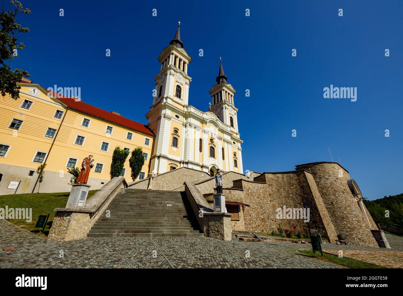 The cathedral of Maria Radna at Arad in Romania Stock Photo - Alamy
