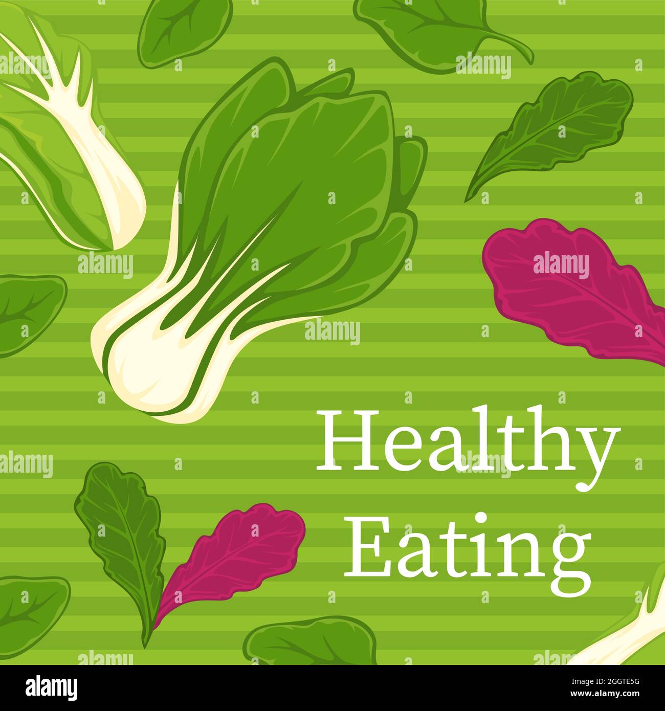 Healthy eating, plant based dieting and nutrition Stock Vector Image ...