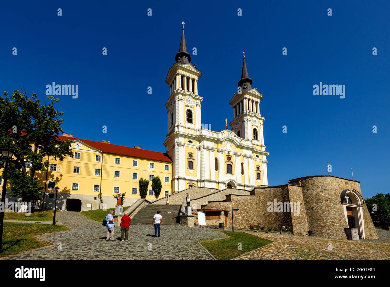 The cathedral of Maria Radna at Arad in Romania Stock Photo - Alamy