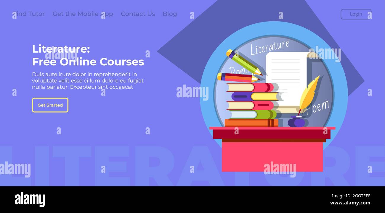Literacy courses Stock Vector Images - Alamy
