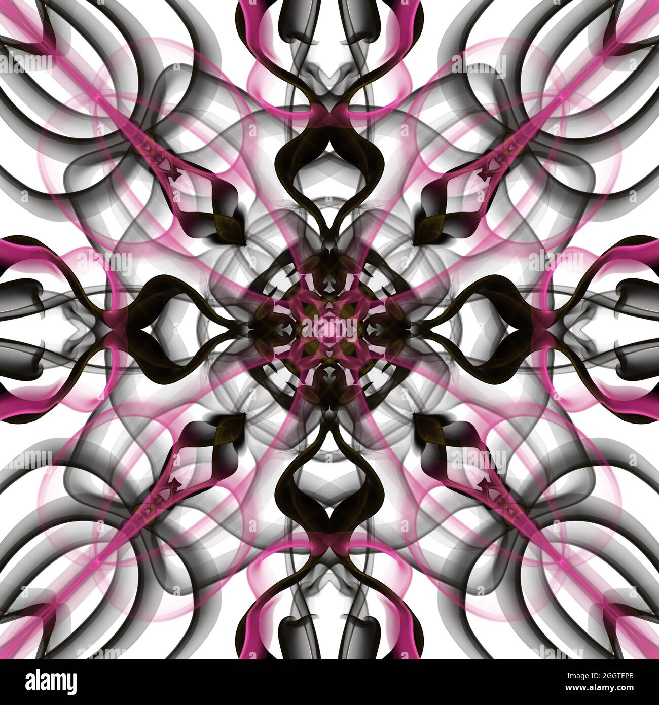 Symmetrical floral patterns in bright colors hi-res stock photography ...