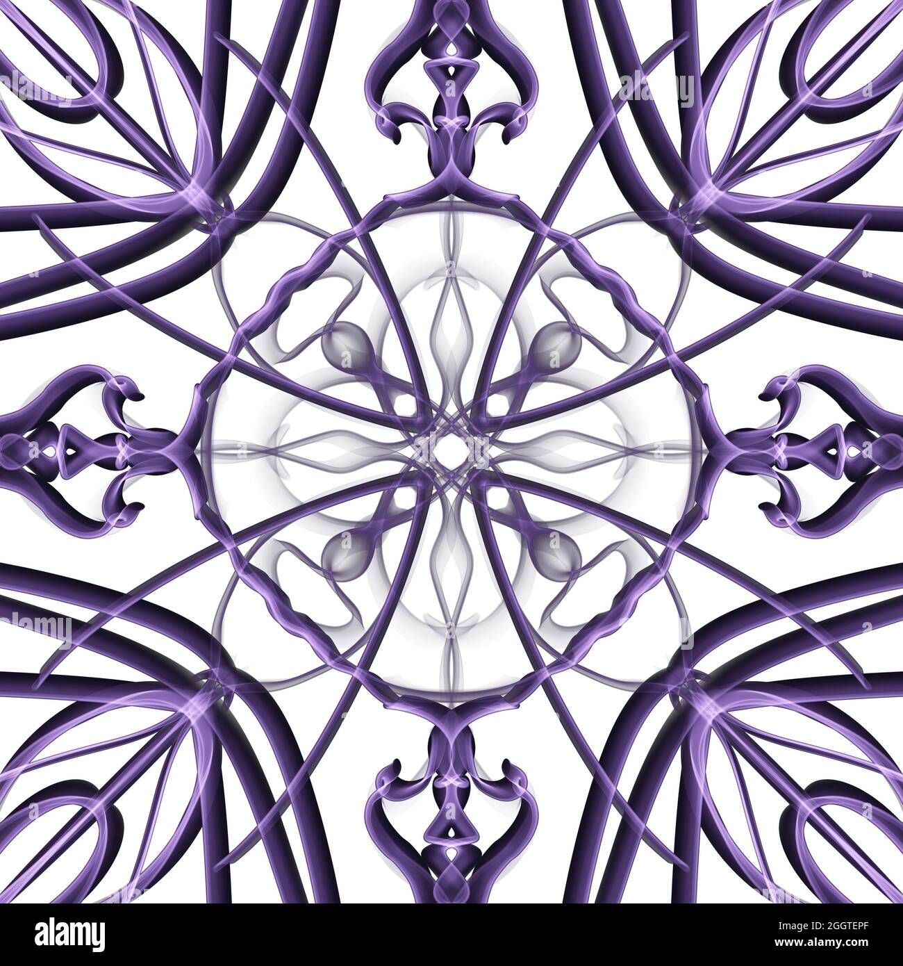 Seamless abstract geometric floral surface pattern in vivid colors ...