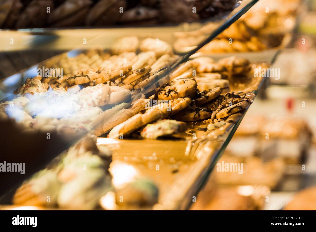 A pastry display with tea pastries Stock Photo - Alamy