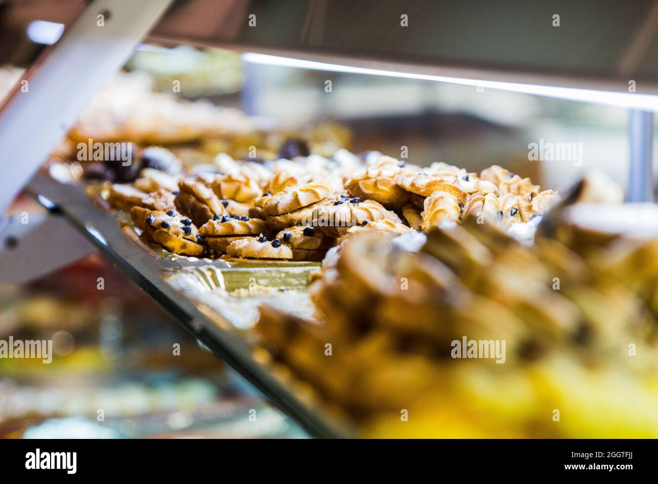 A pastry display with tea pastries Stock Photo - Alamy