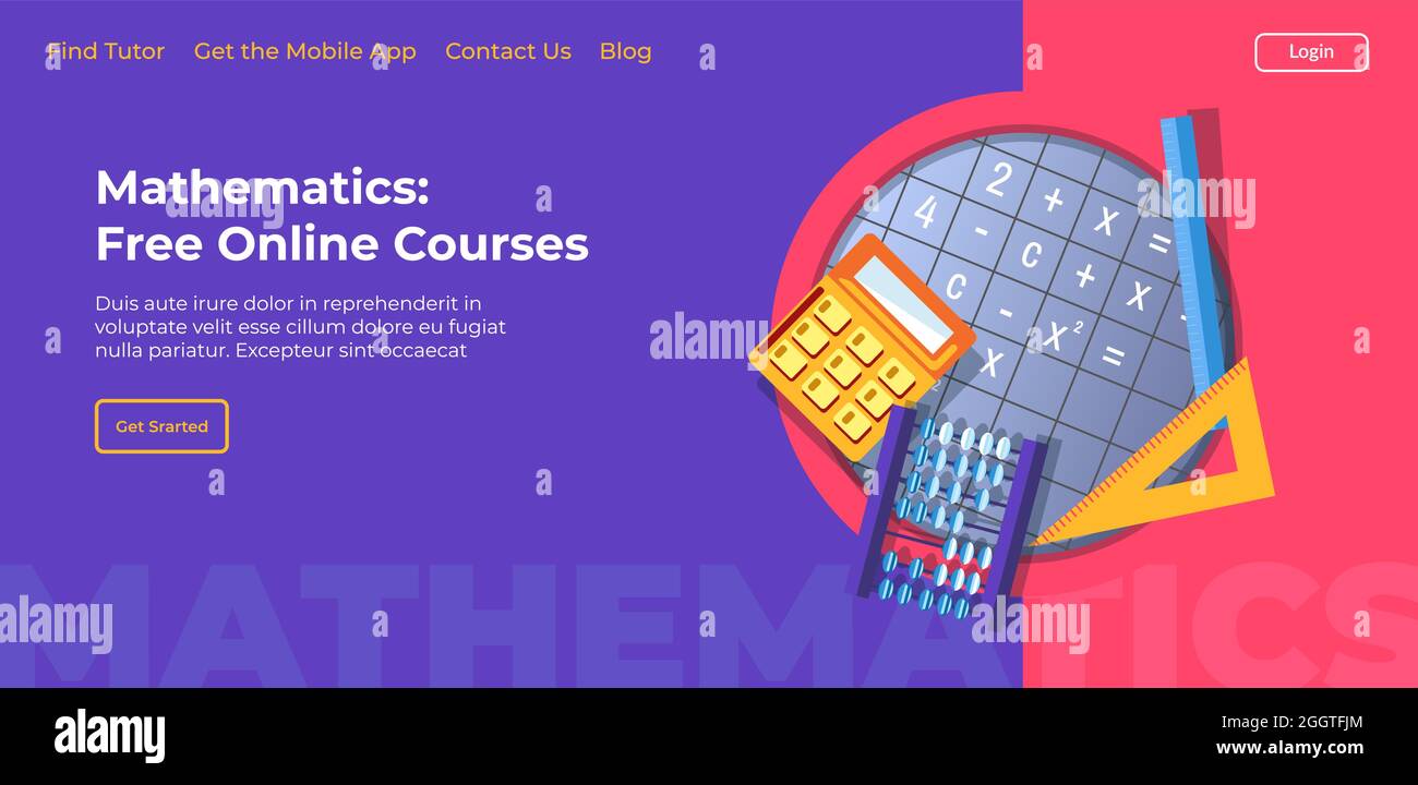 Discipline of mathematics hi-res stock photography and images - Alamy