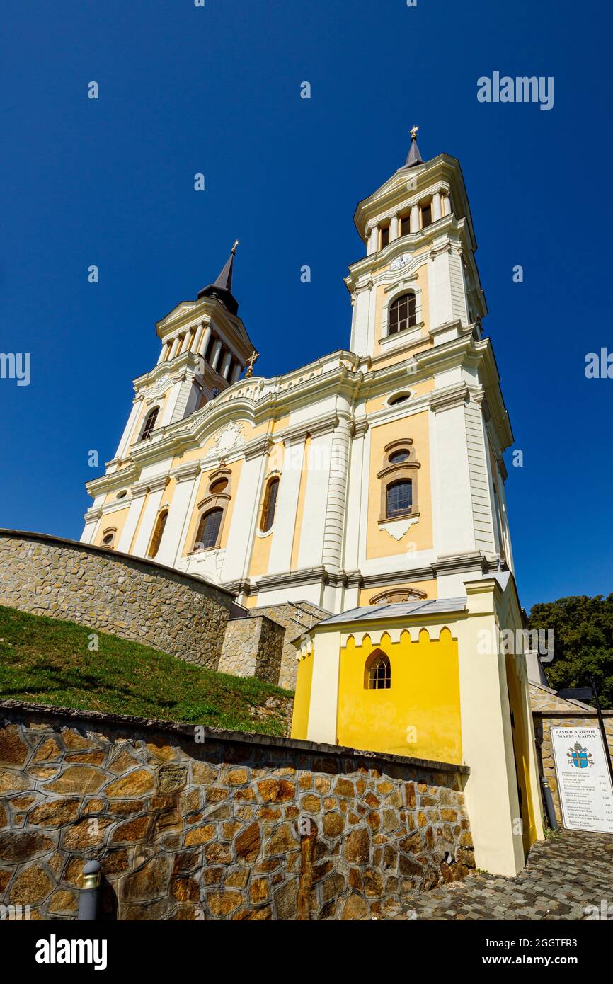 The cathedral of Maria Radna at Arad in Romania Stock Photo - Alamy