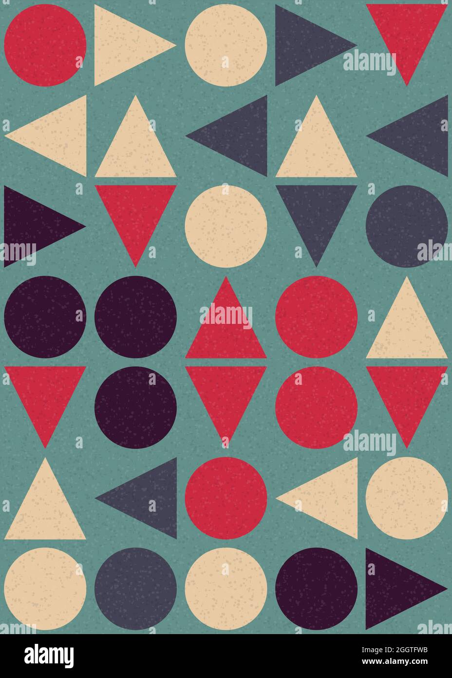 Abstract Geometrical generative computational art illustration Stock ...