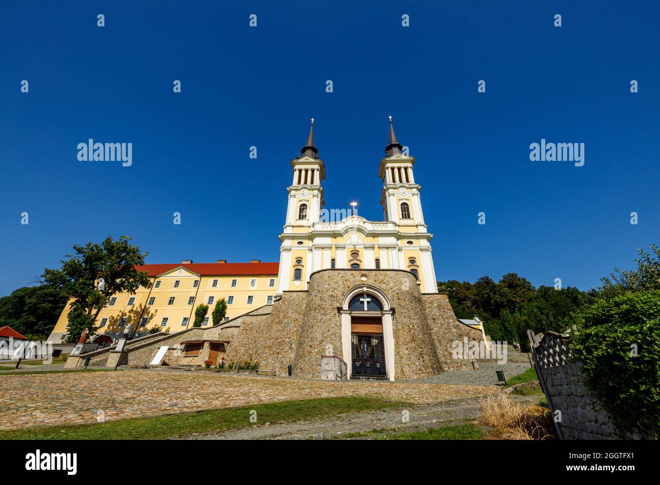 The cathedral of Maria Radna at Arad in Romania Stock Photo - Alamy