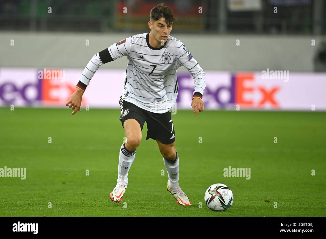 St. Gallen, Schweiz. 02nd Sep, 2021. Kai HAVERTZ (GER), action, single ...