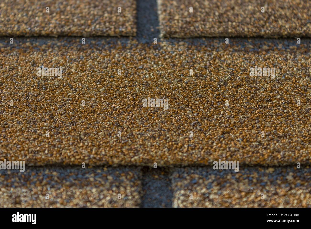 Flexible soft bitumen tile Shinglas. Construction Landscaping Stock ...