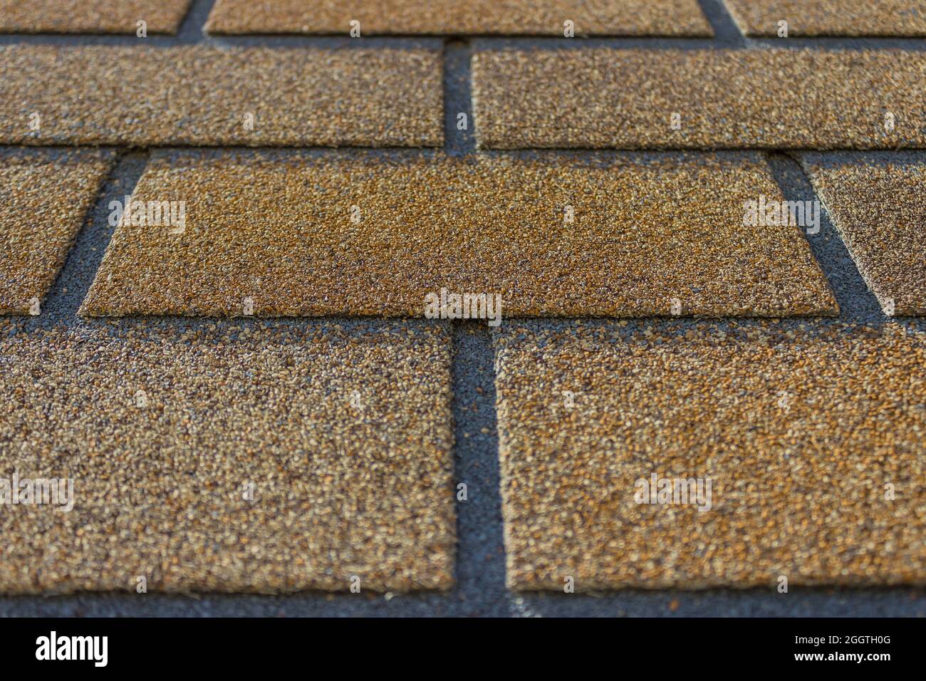 Flexible soft bitumen tile Shinglas. Construction Landscaping Stock ...