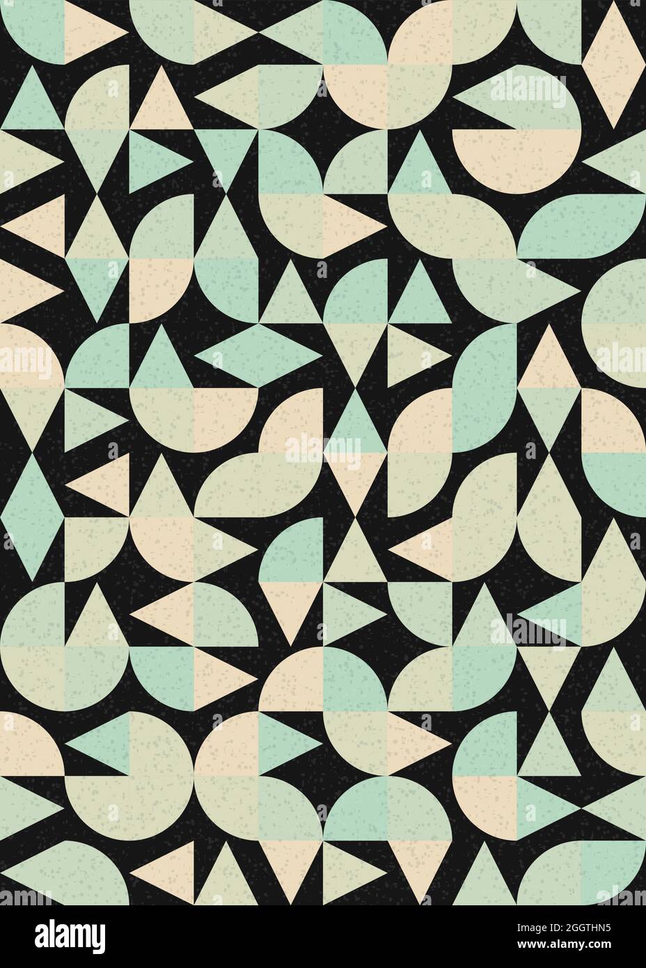 Abstract Geometrical generative computational art illustration Stock ...