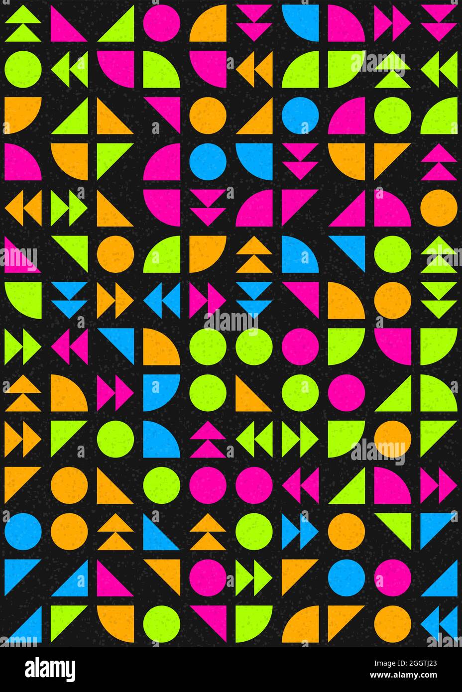 Abstract Geometrical generative computational art illustration Stock ...