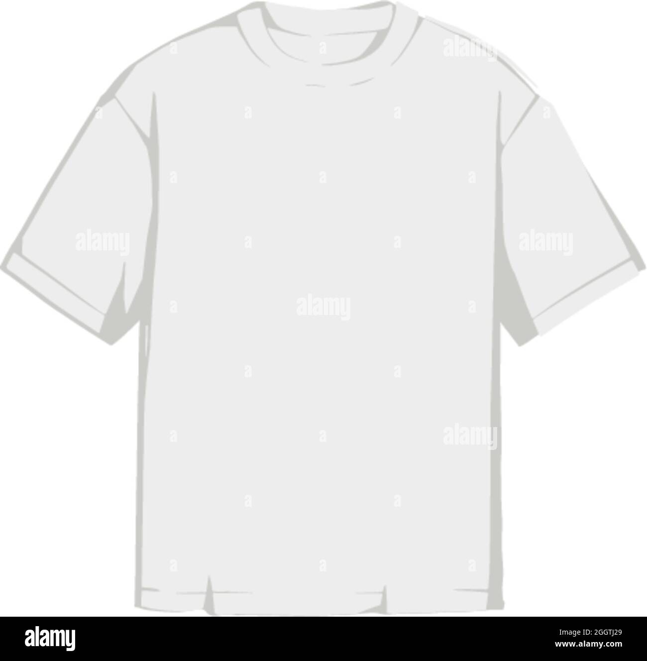 Trendy minimalist tshirt, basic clothes style Stock Vector Image & Art ...