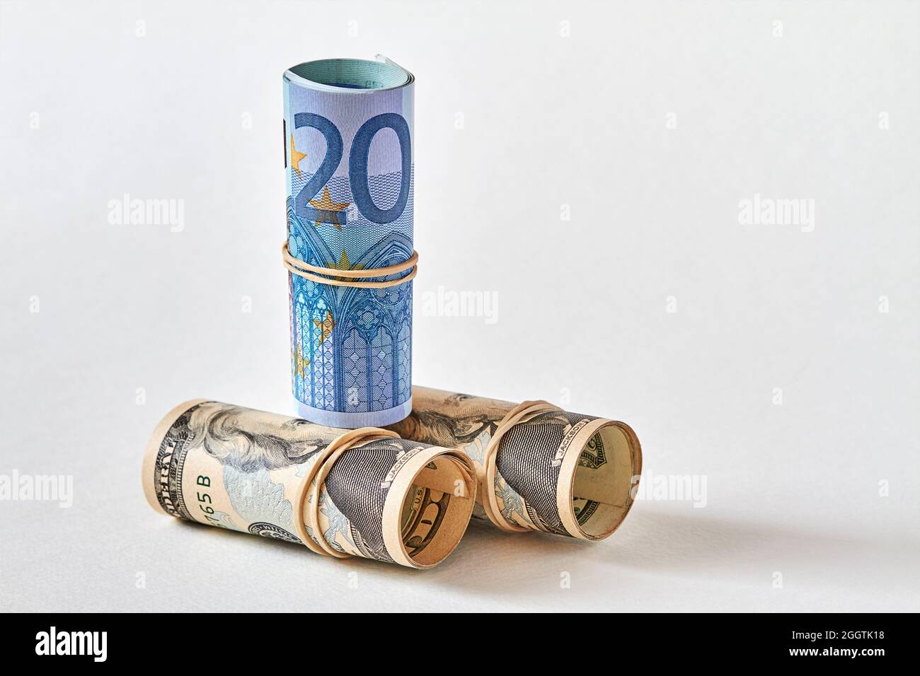 20 euro roll hi-res stock photography and images - Alamy