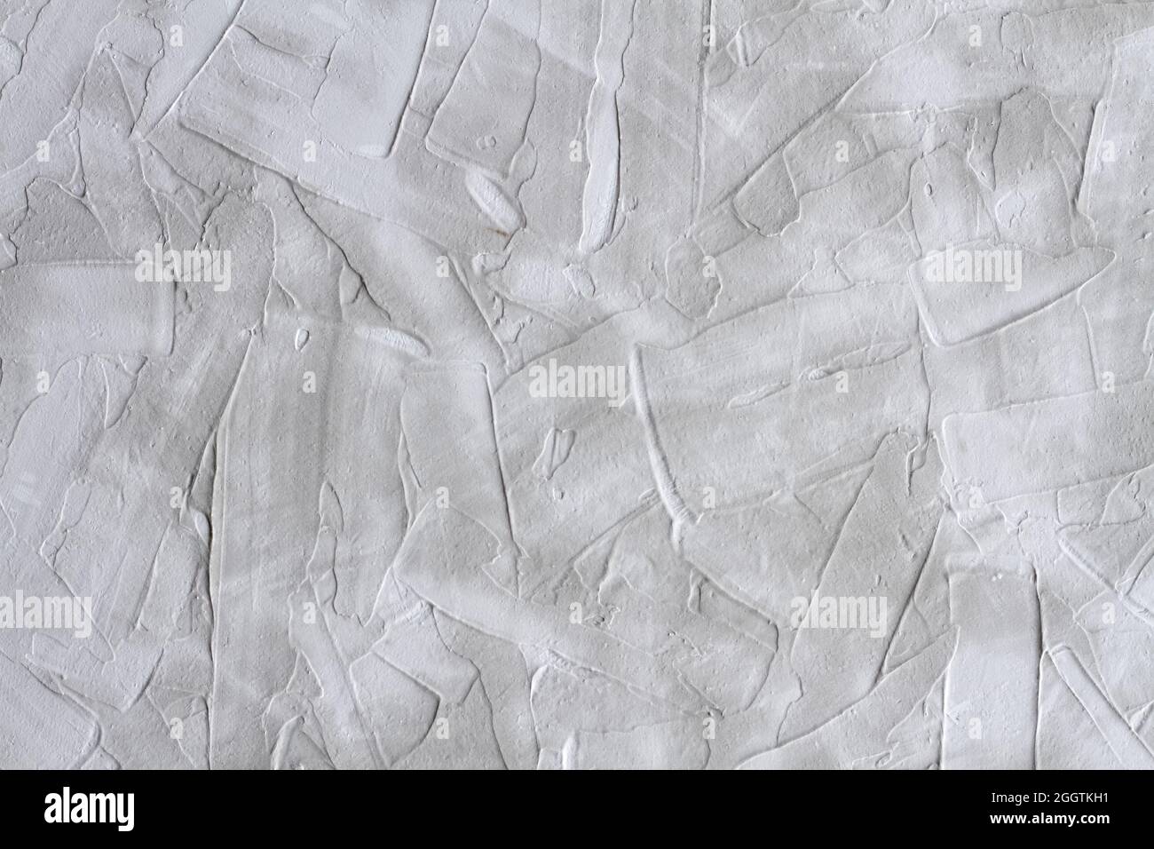 Gray grooved stucco on wall. Plaster patterned texture or background ...