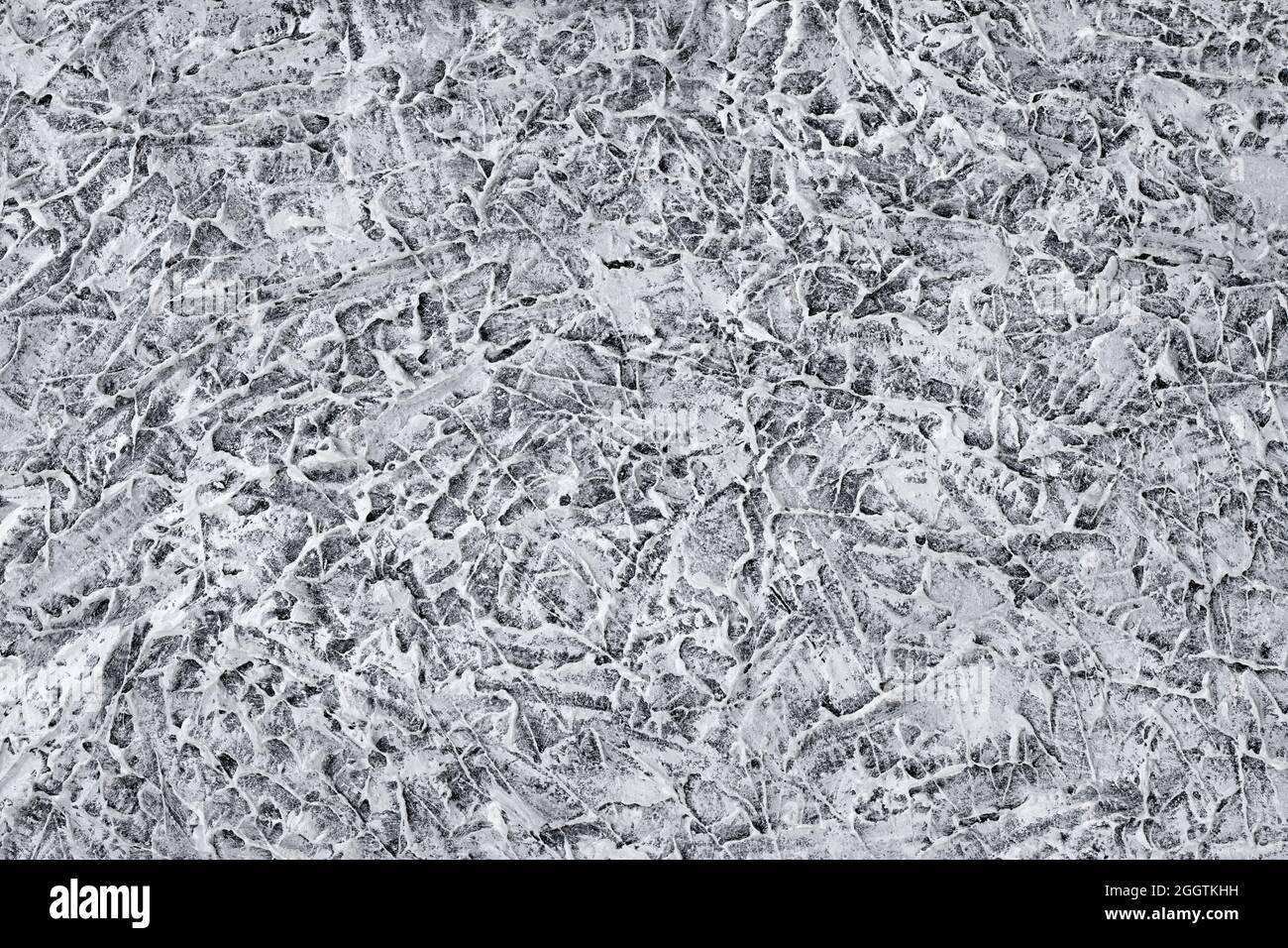 Gray grooved stucco on wall. Plaster patterned texture or background ...