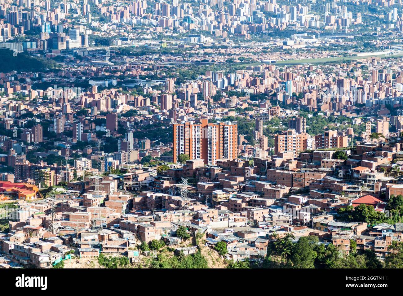 Aerial view of Medellin, Colombia Stock Photo - Alamy