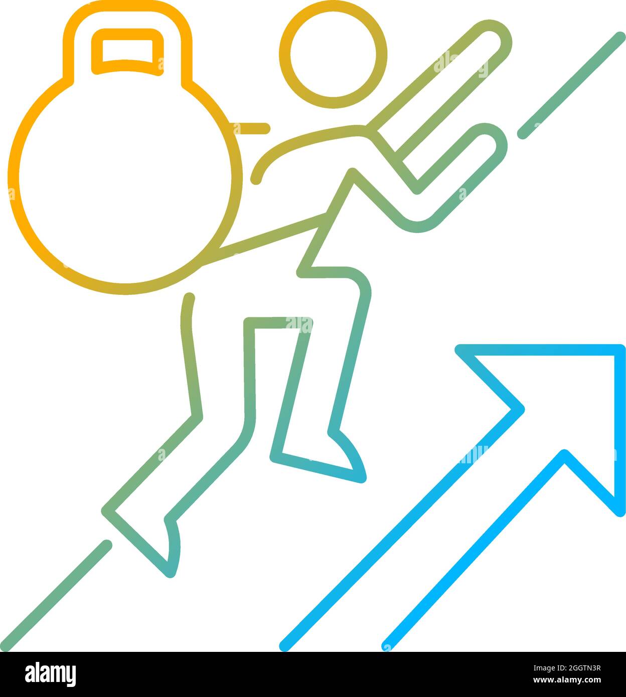 Persistence gradient linear vector icon Stock Vector Image & Art - Alamy