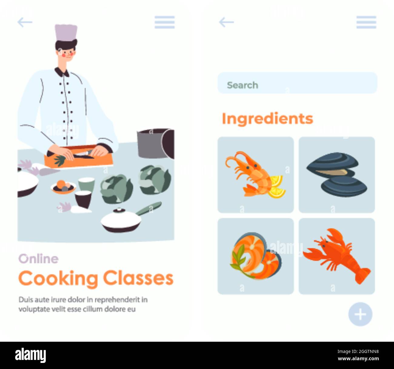 Preparing crab Stock Vector Images - Alamy