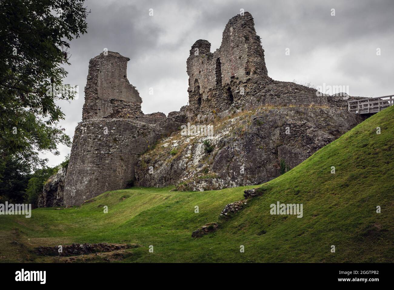 Montgomery castle hi-res stock photography and images - Alamy