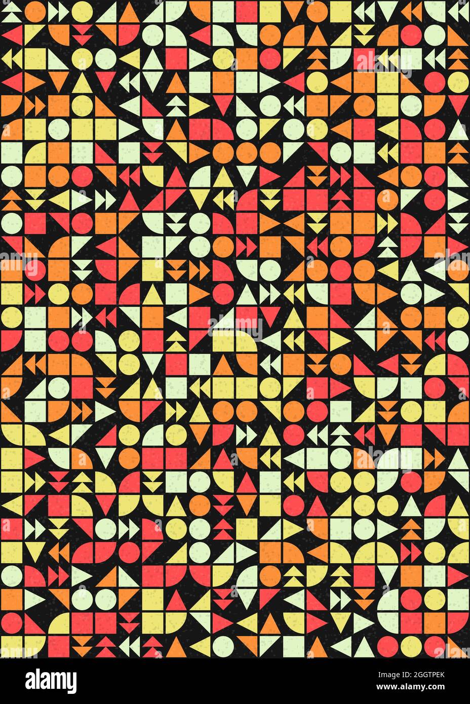 Abstract Geometrical generative computational art illustration Stock ...