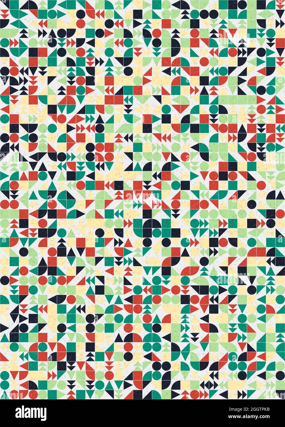 Abstract Geometrical generative computational art illustration Stock ...