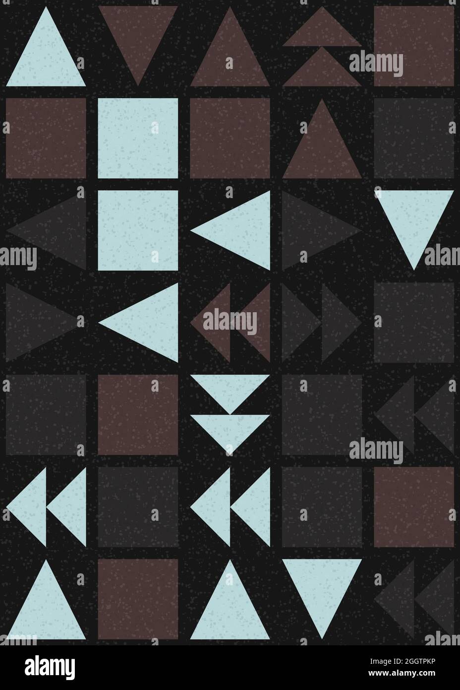 Abstract Geometrical generative computational art illustration Stock ...