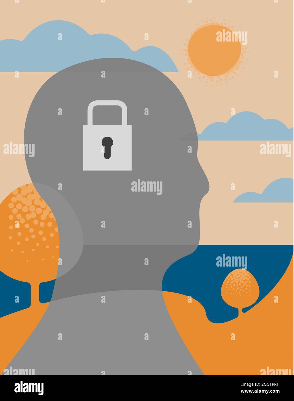 Alienation concept personal Stock Vector Images - Alamy