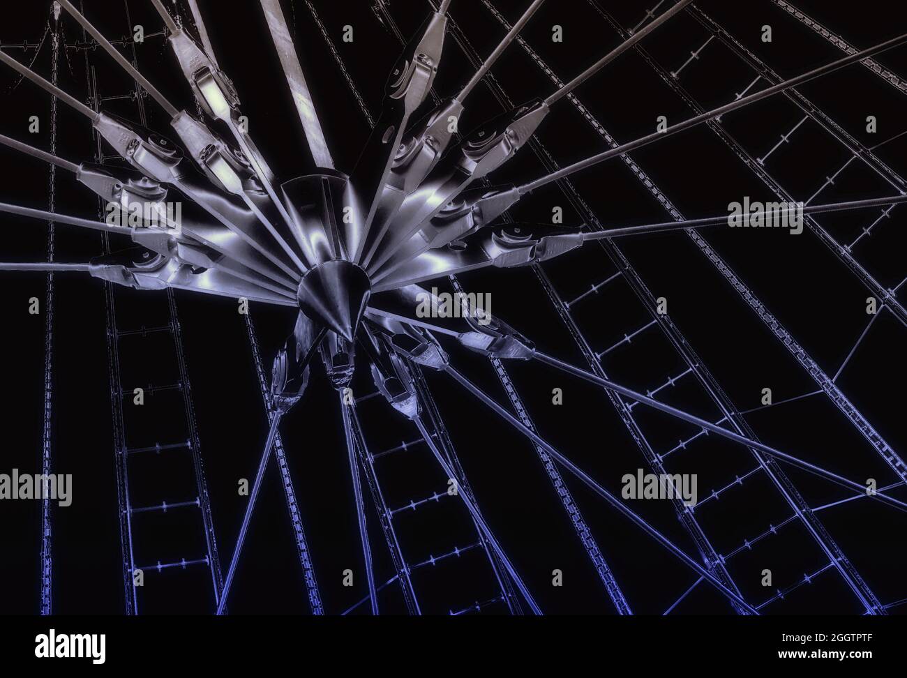 3D illustration of an abstract spider web Stock Photo - Alamy