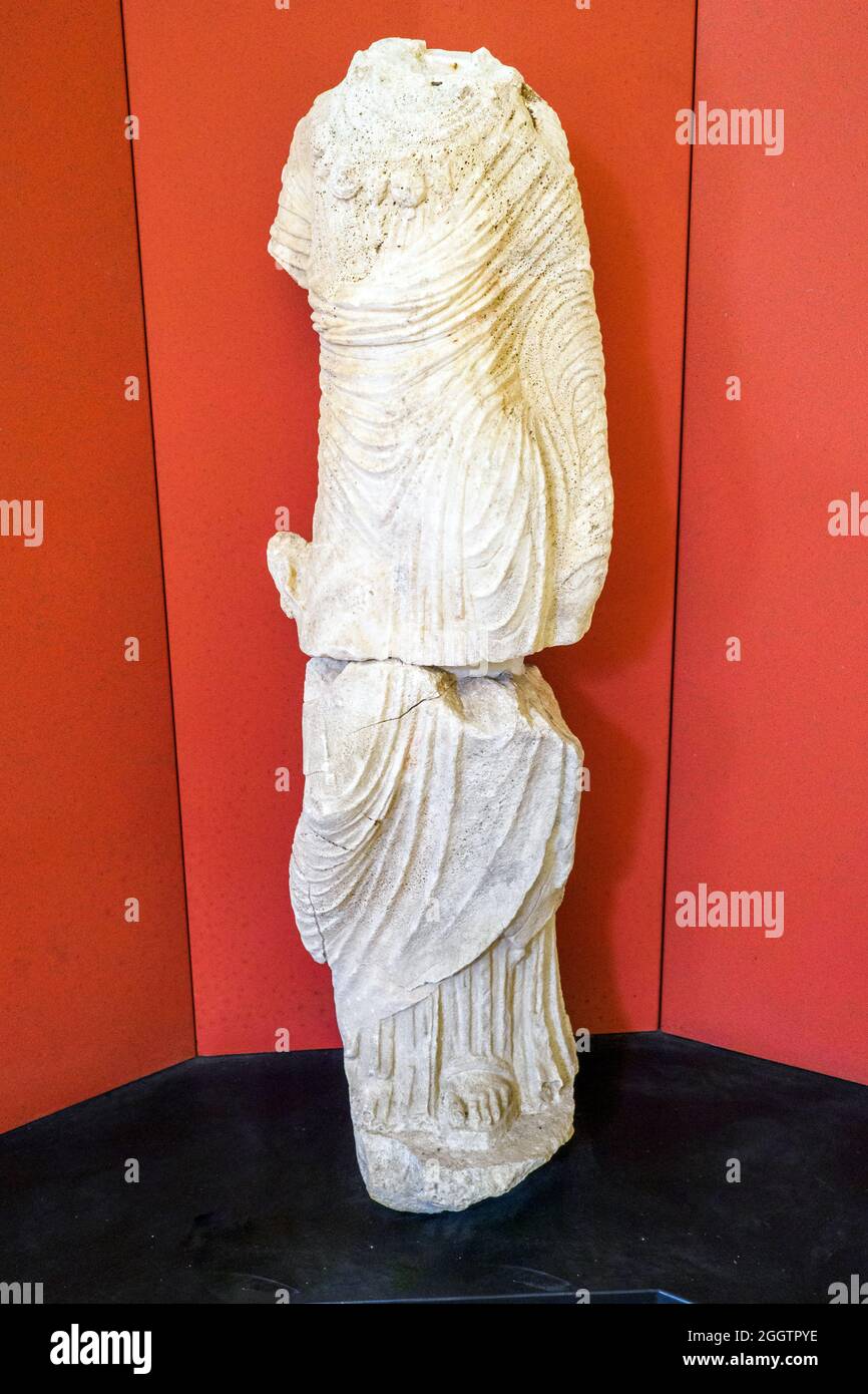 Headless female statues Limestone Final decades of the 4th c BC Stock ...