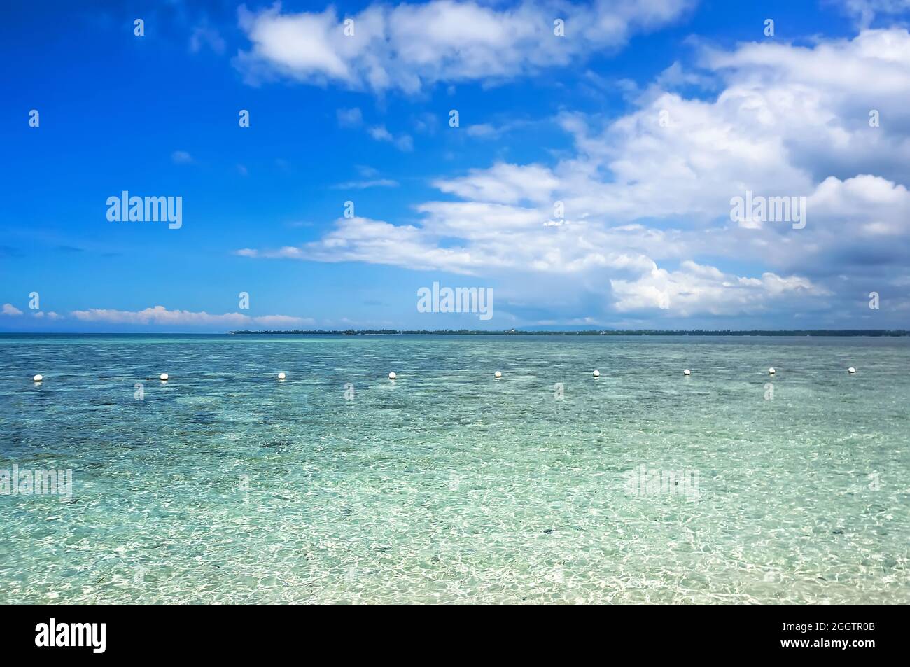 views of the sea from the shore of the island to the Philippines Stock ...
