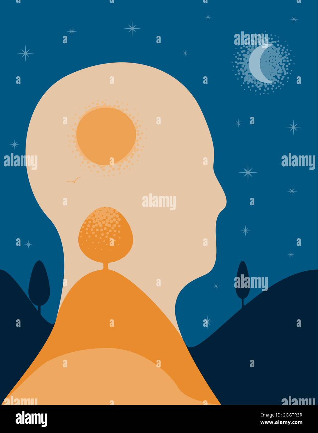 The Inner world Stock Vector Image & Art - Alamy