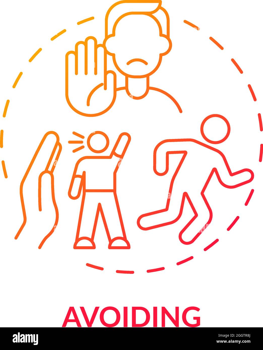 Avoiding conflict Cut Out Stock Images & Pictures - Alamy